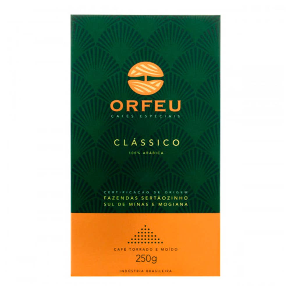Café Orfeu Moído 250G Clássico | Natural da Terra