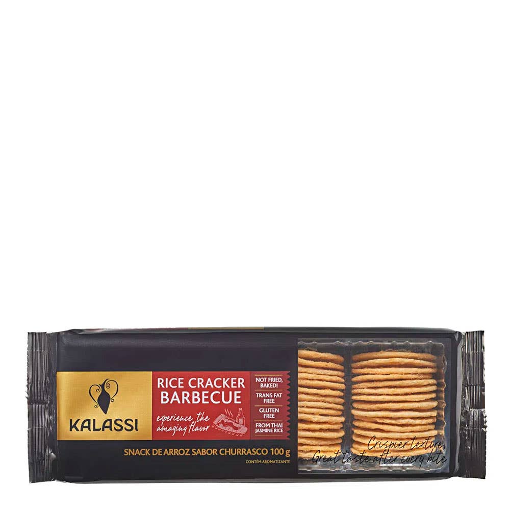Biscoito Kalassi Rice Cracker Barbecue 100G | Natural da Terra