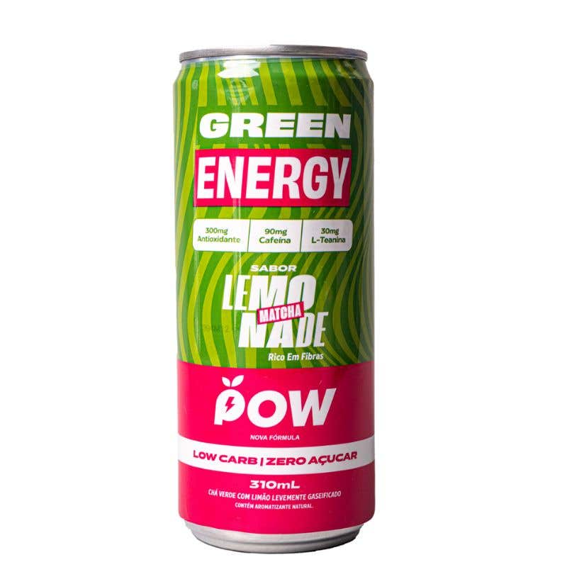 Energy Lemonade Push Matcha Pow 310ml | Natural da Terra