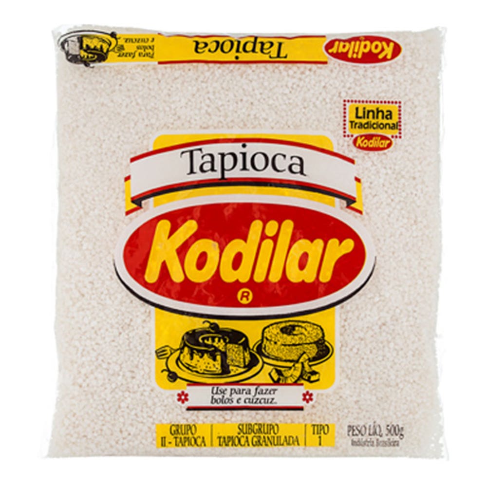 Tapioca Granulada Kodilar 500G | Natural da Terra